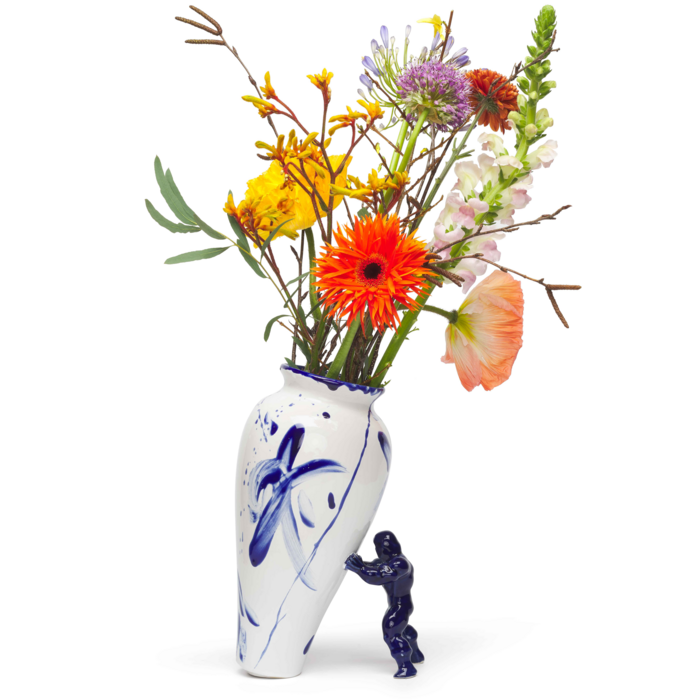 Superhero Vase in Dutch Blue – Waldgeflüster - Der Store